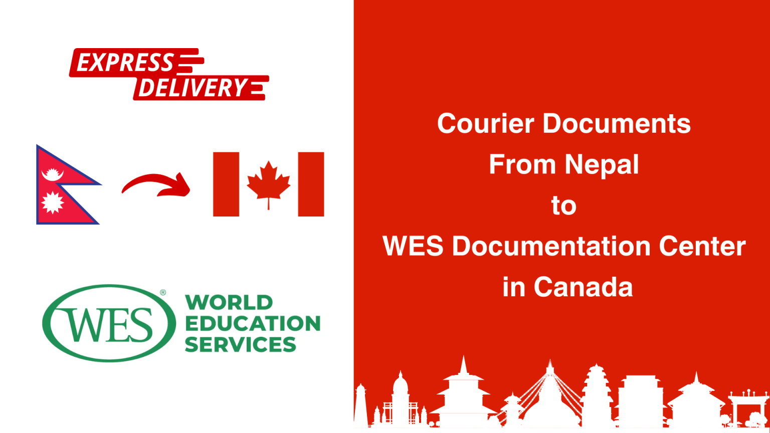 courier-documents-from-nepal-to-wes-global-documentation-center-in